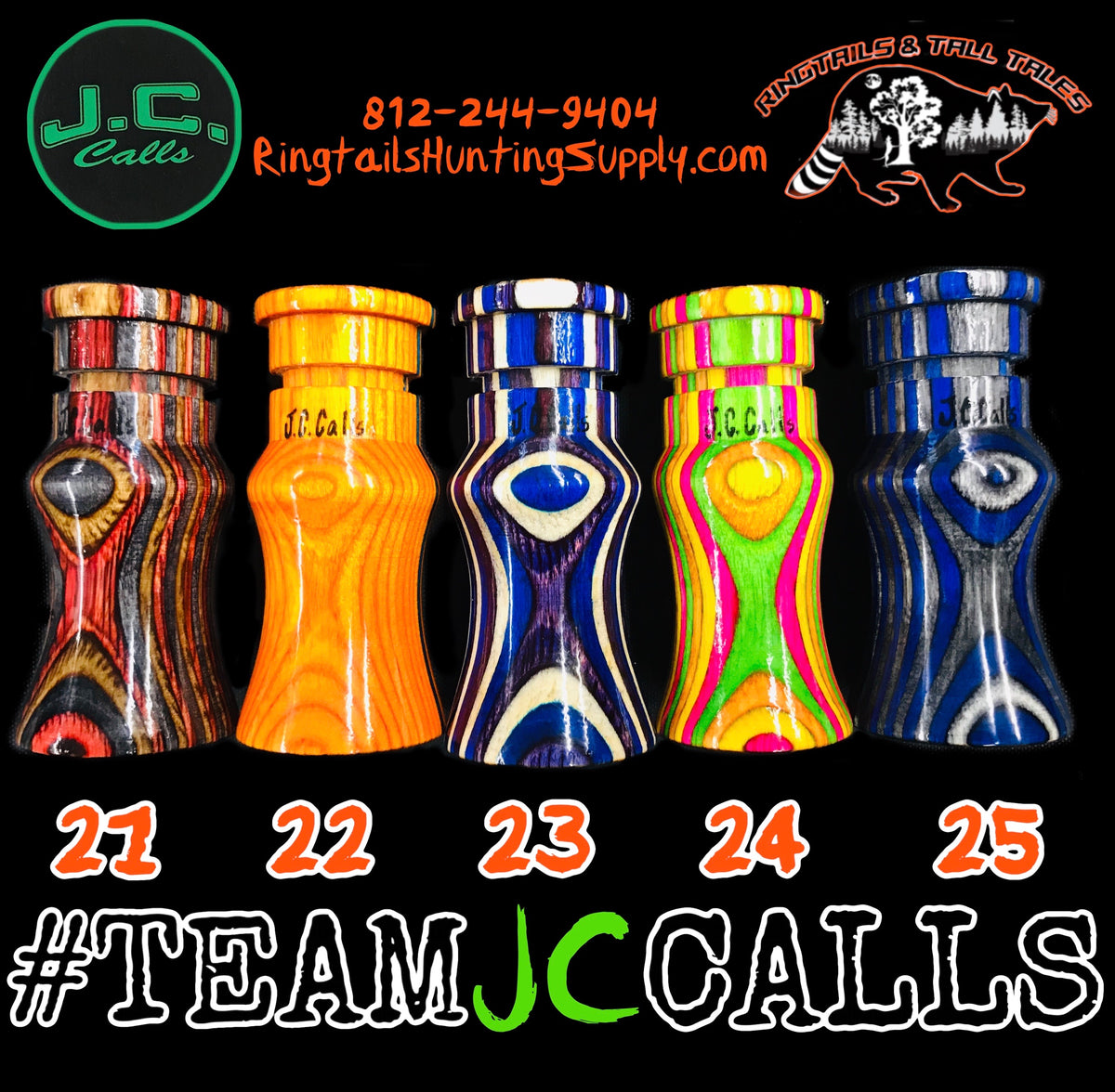 J.C. Calls Coon Squallers (JC CALLS) | Ringtails and Tall Tales Hunting Dog Supply